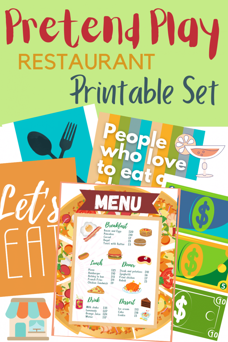 Grab This Fun Pretend Play Restaurant Now! - Easy Peasy Creative Ideas