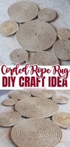 How To Sew A Gorgeous Coiled Rope Rug - Easy Peasy Creative Ideas