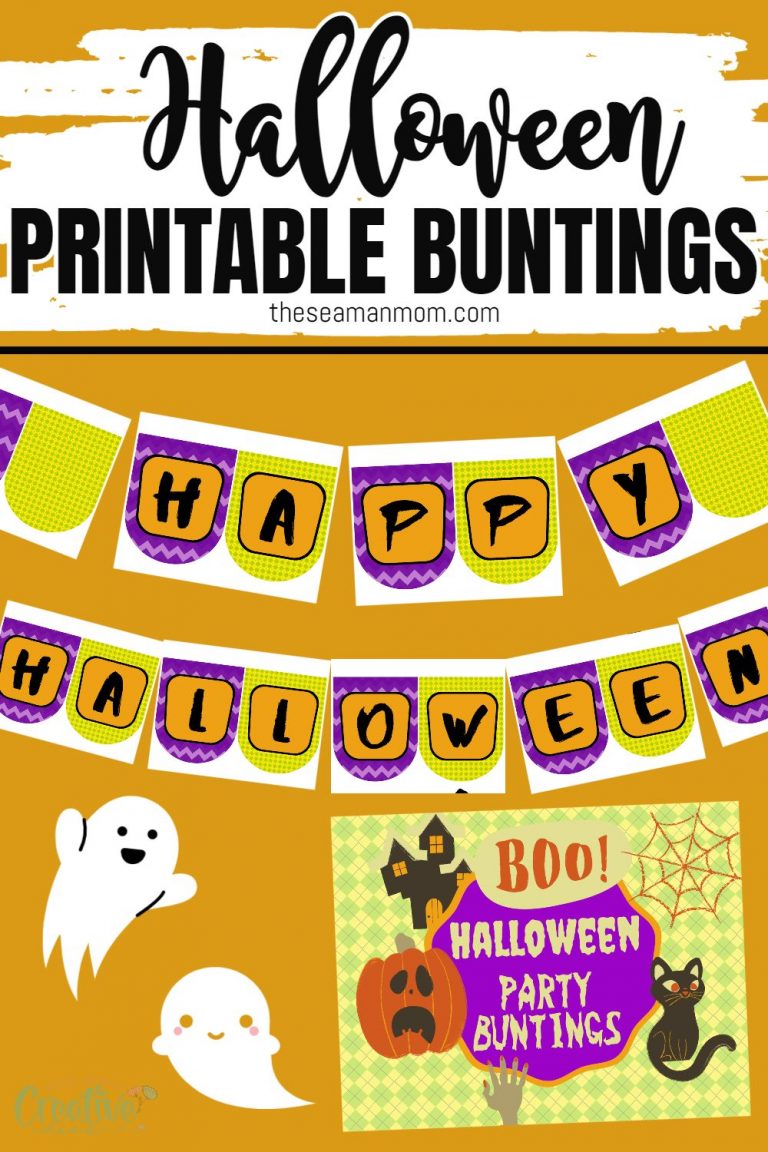 Printable HAPPY HALLOWEEN BANNER - Easy Peasy Creative Ideas