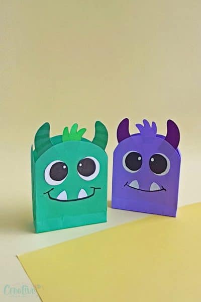 Monster HALLOWEEN PAPER BAGS Craft - Easy Peasy Creative Ideas