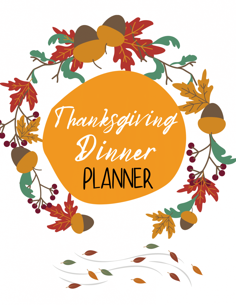 Printable THANKSGIVING PLANNER - Easy Peasy Creative Ideas