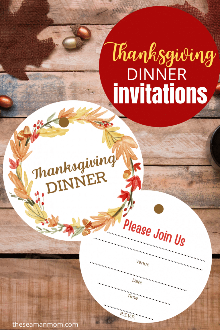 THANKSGIVING INVITATIONS Template - Easy Peasy Creative Ideas