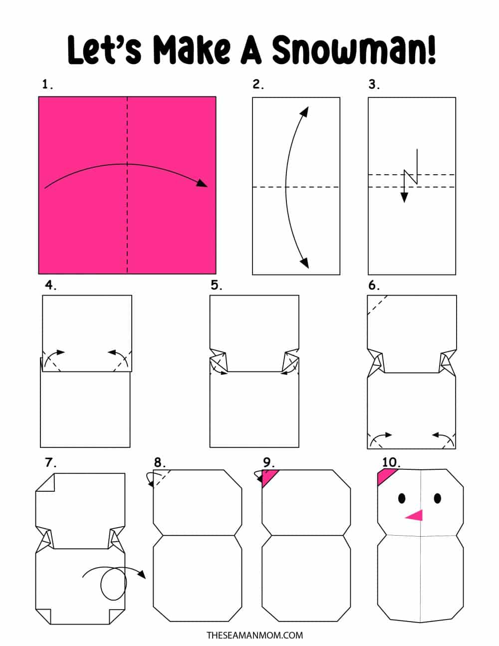 DIY ORIGAMI CHRISTMAS DECORATIONS - Easy Peasy Creative Ideas