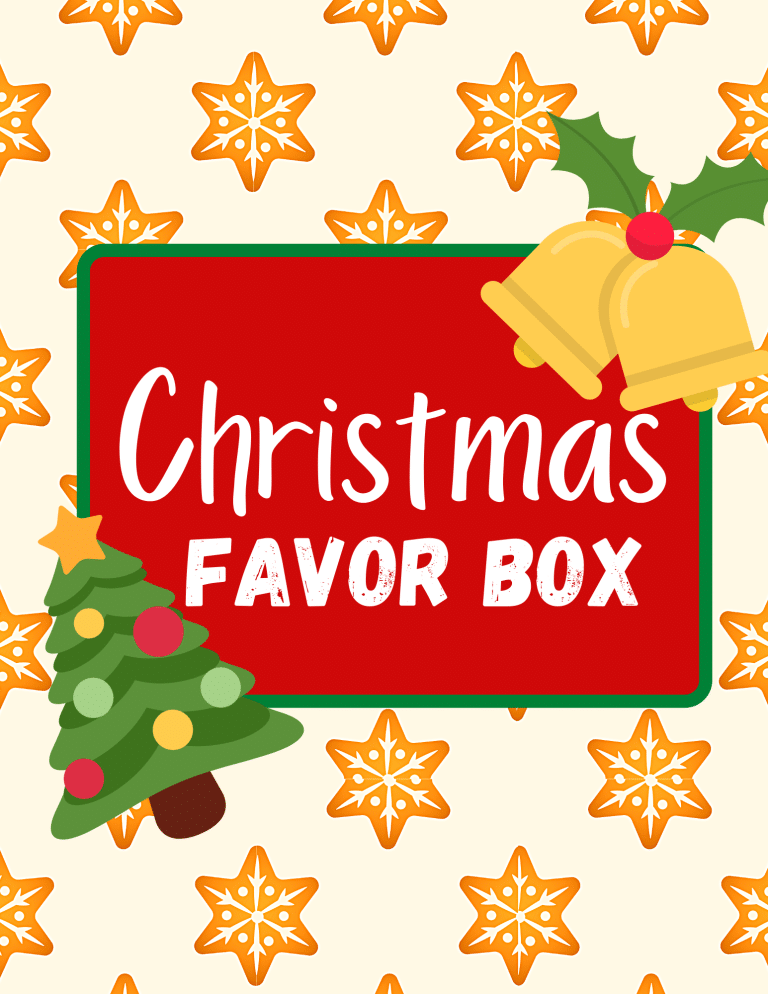 PRINTABLE BOX TEMPLATE For Christmas - Easy Peasy Creative Ideas