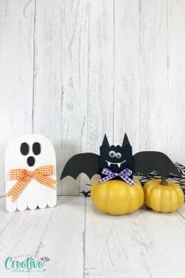 Bat & Ghost Dollar Tree Halloween Decorations - Easy Peasy Creative Ideas