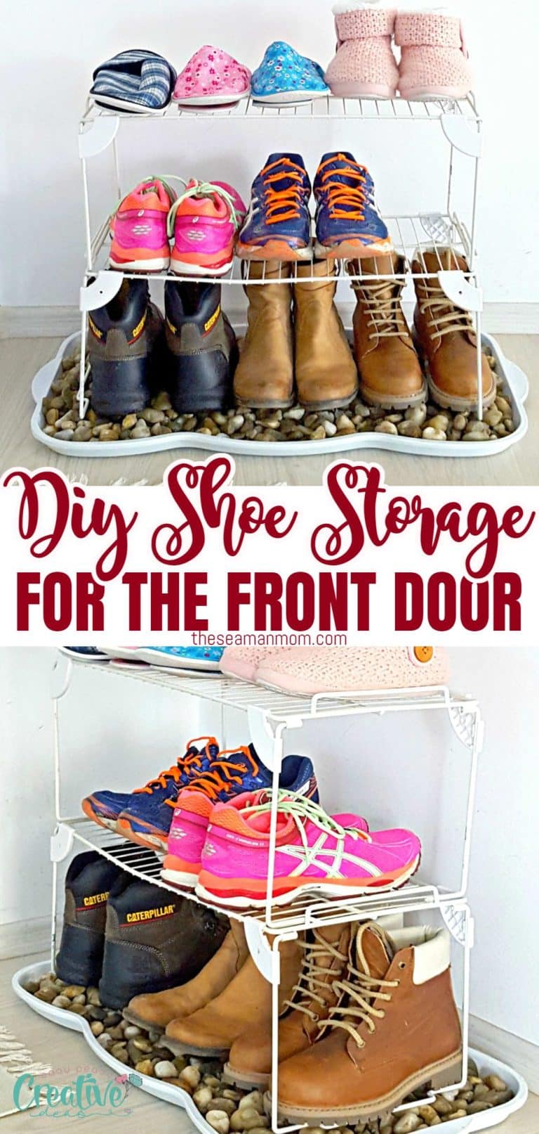 The Best Cheap DIY Shoe Storage - Easy Peasy Creative Ideas