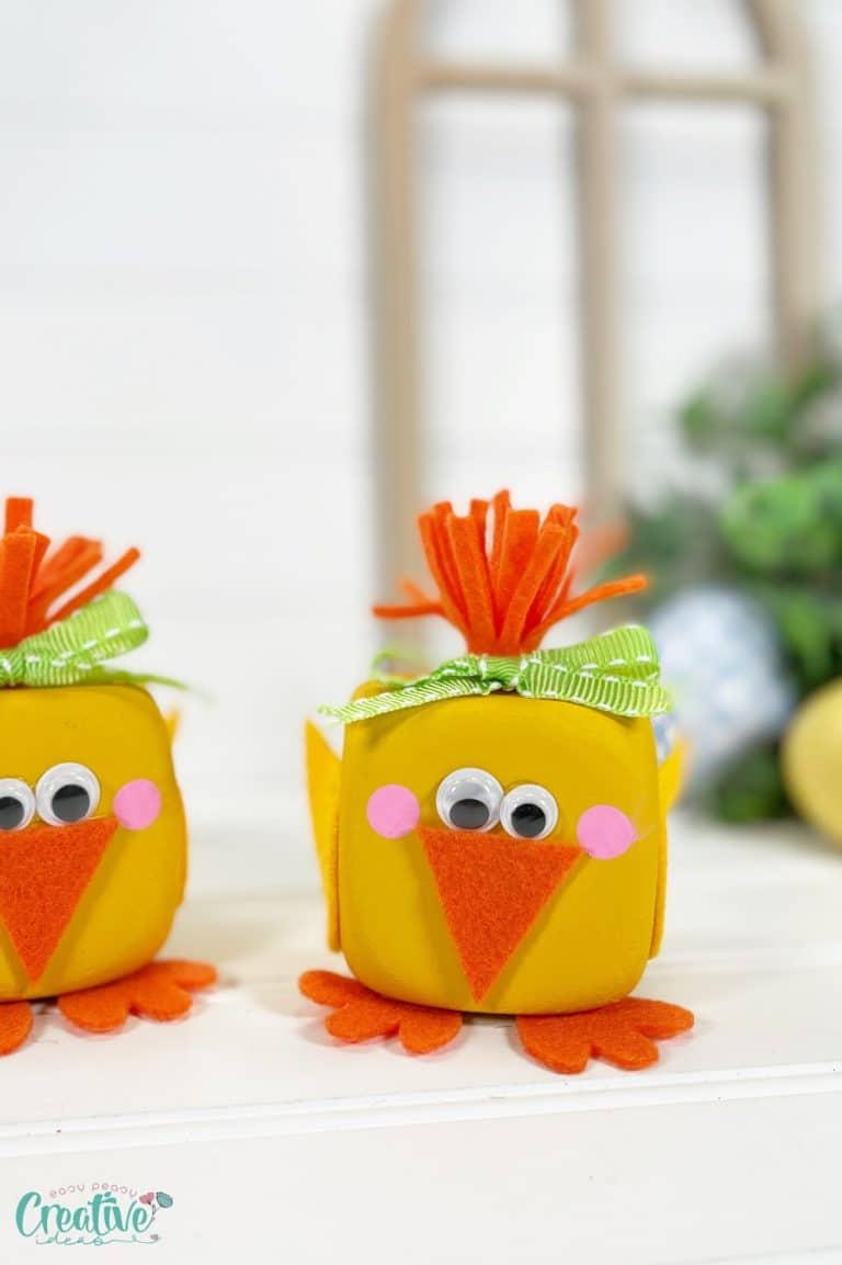 Easter Chick Craft With Foam Dice - Easy Peasy Creative Ideas