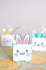 Stunning Easter Basket Craft w/ Printable Template! - Easy Peasy ...