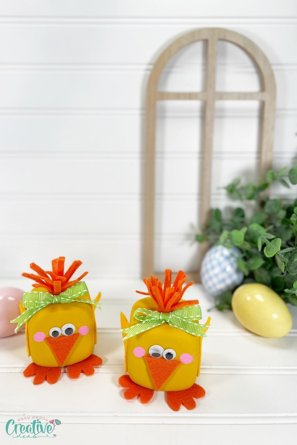 Easter Chick Craft With Foam Dice - Easy Peasy Creative Ideas