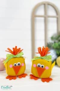 Easter Chick Craft With Foam Dice - Easy Peasy Creative Ideas