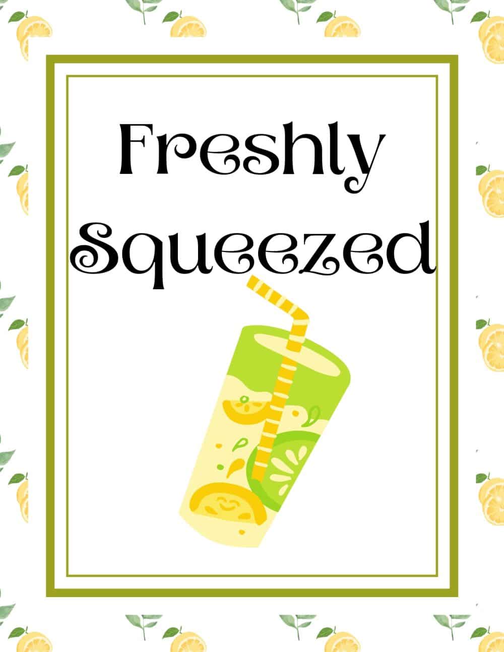 Printable lemonade stand signs - Easy Peasy Creative Ideas