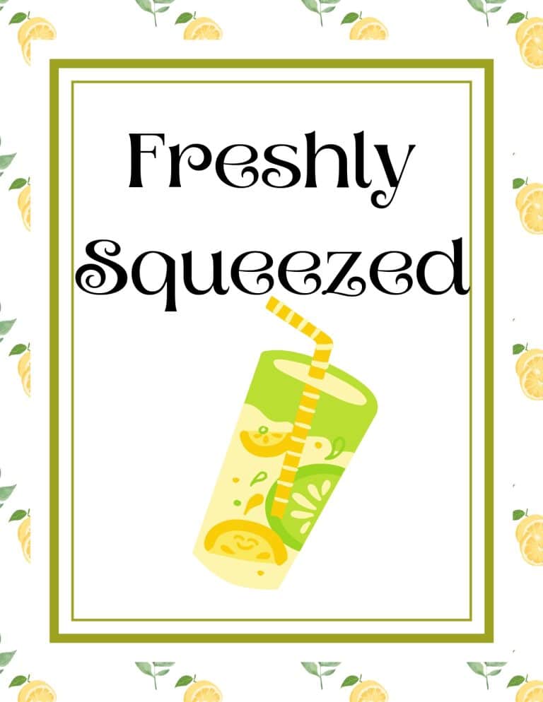 Printable lemonade stand signs - Easy Peasy Creative Ideas