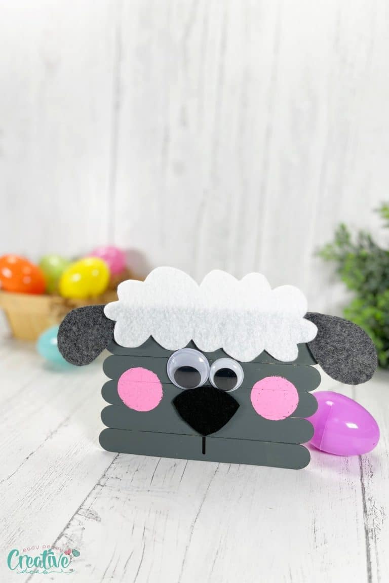 Easy Sheep Craft With Craft Sticks - Easy Peasy Creative Ideas