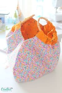 Trendy BAMBOO HANDLE BAG Sewing Pattern - Easy Peasy Creative Ideas