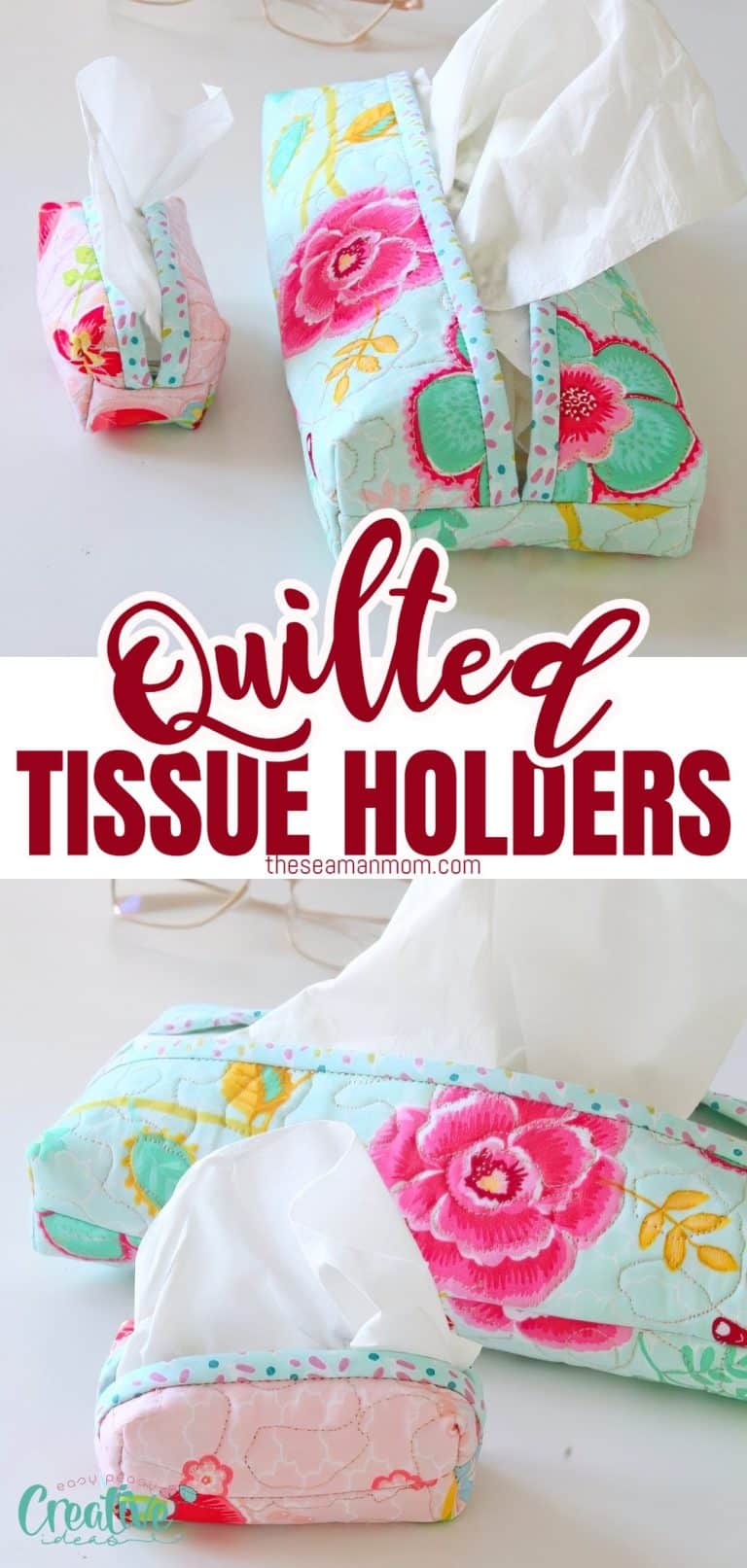 Quilted DIY Tissue Holder (Quick & Easy) - Easy Peasy Creative Ideas
