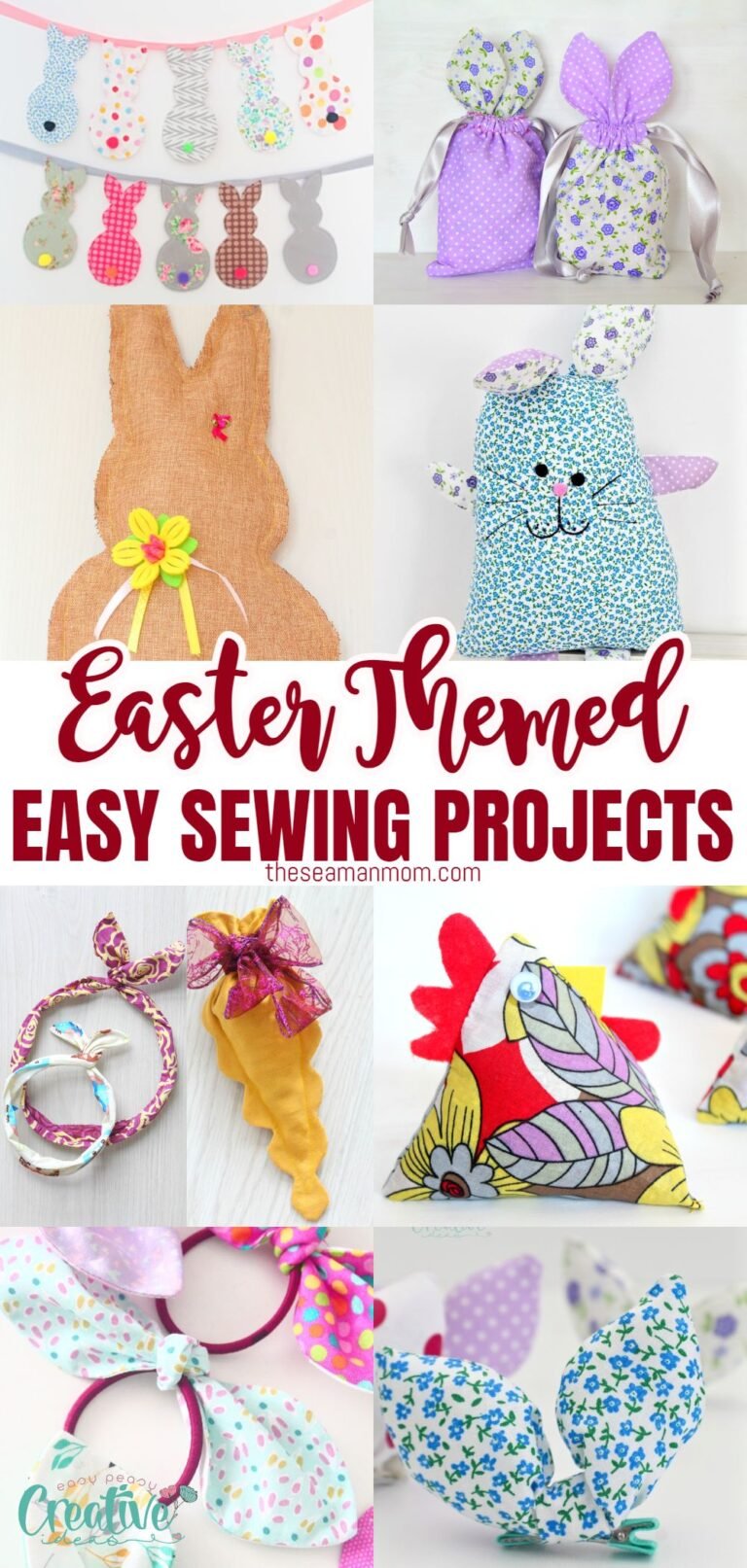 Bunny Approved! Must-try Easter Sewing Projects - Easy Peasy Creative Ideas