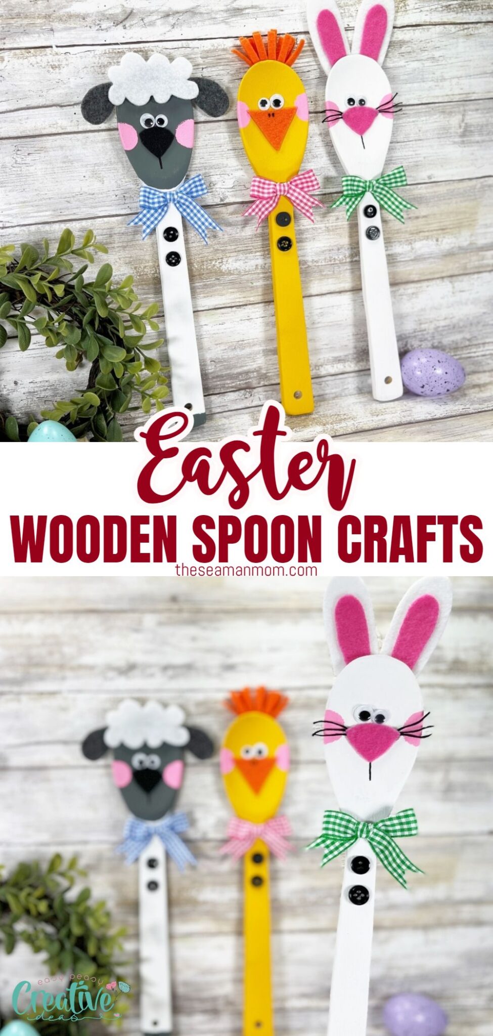Easter Delights: Wooden Spoons Crafts - Easy Peasy Creative Ideas