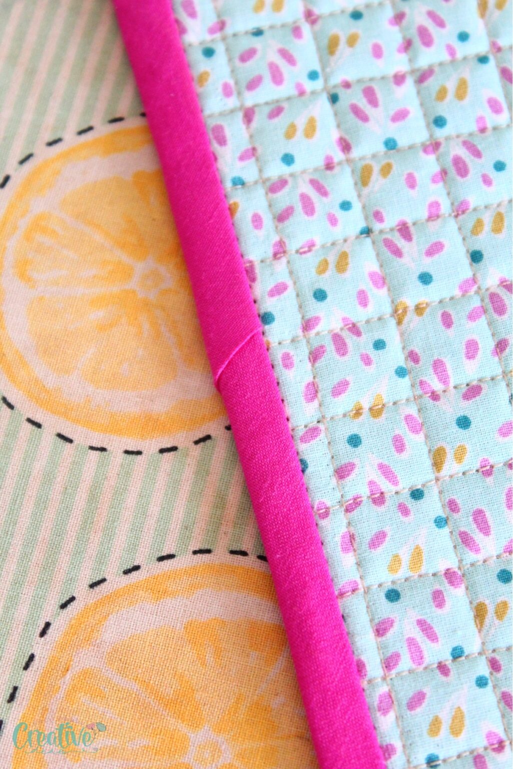 How to join binding strips the "non-lazy" way - Easy Peasy Creative Ideas