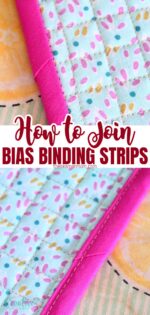 How to join binding strips the "non-lazy" way - Easy Peasy Creative Ideas
