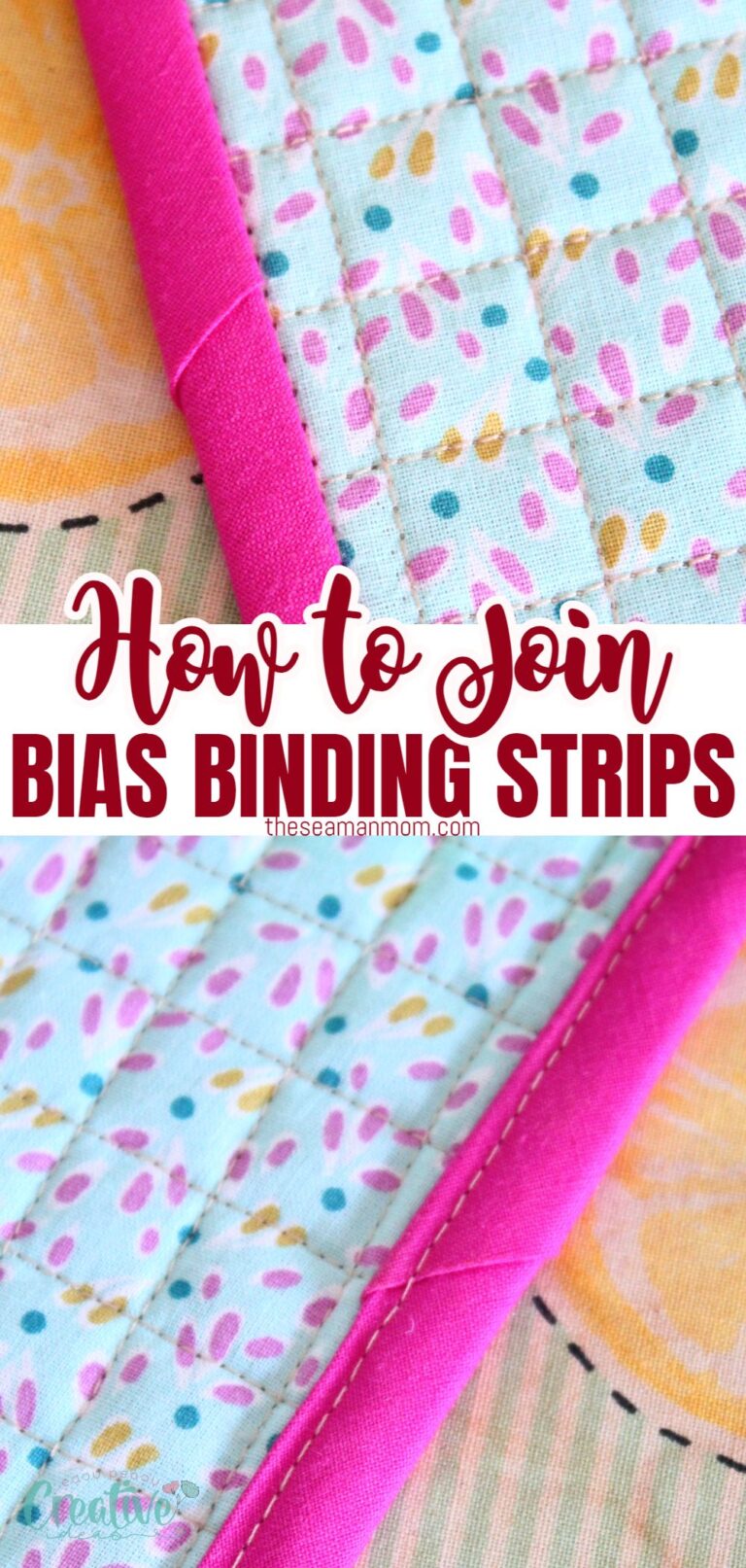 How to join binding strips the "non-lazy" way - Easy Peasy Creative Ideas