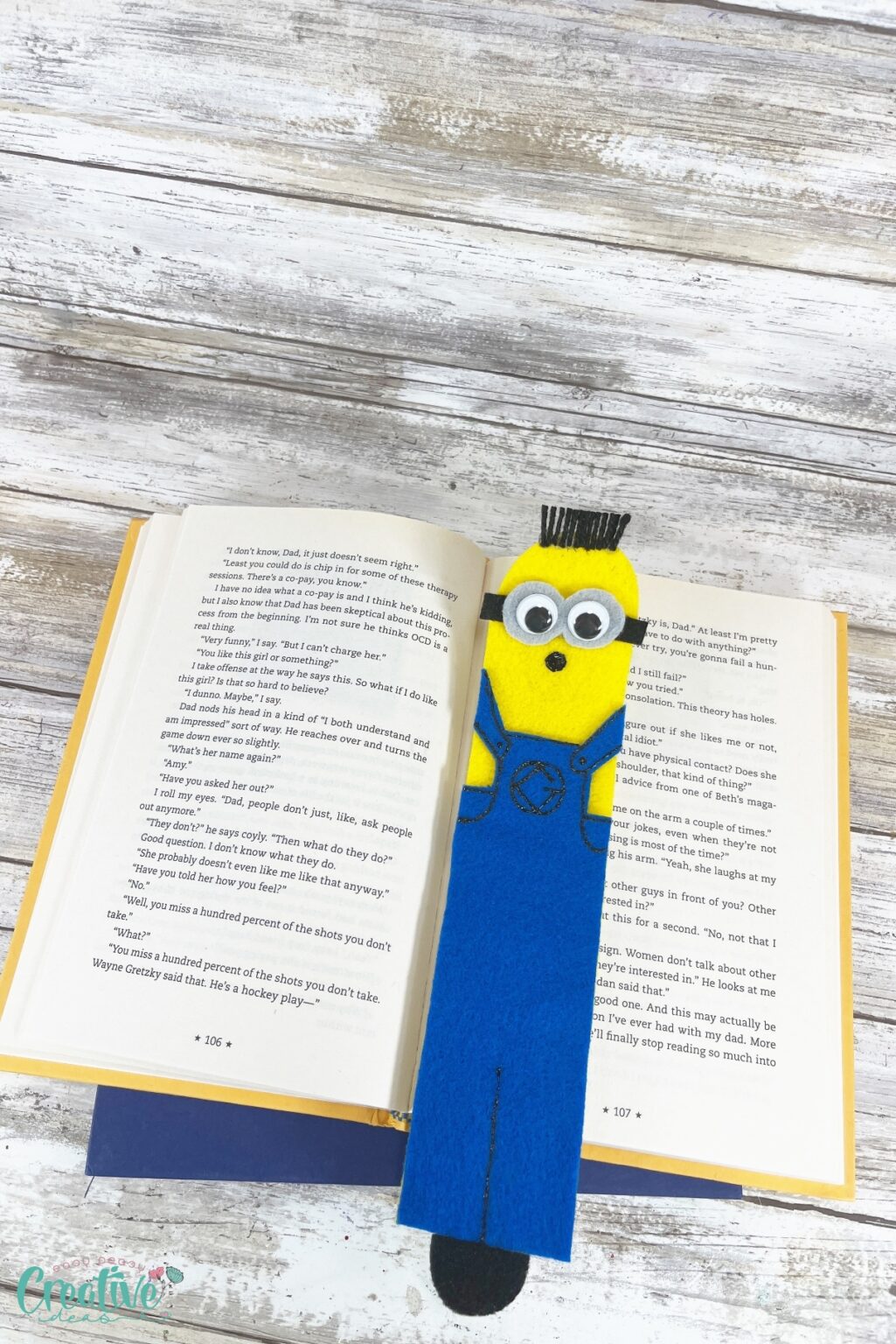Smile-causing Minion Bookmarks Craft - Easy Peasy Creative Ideas