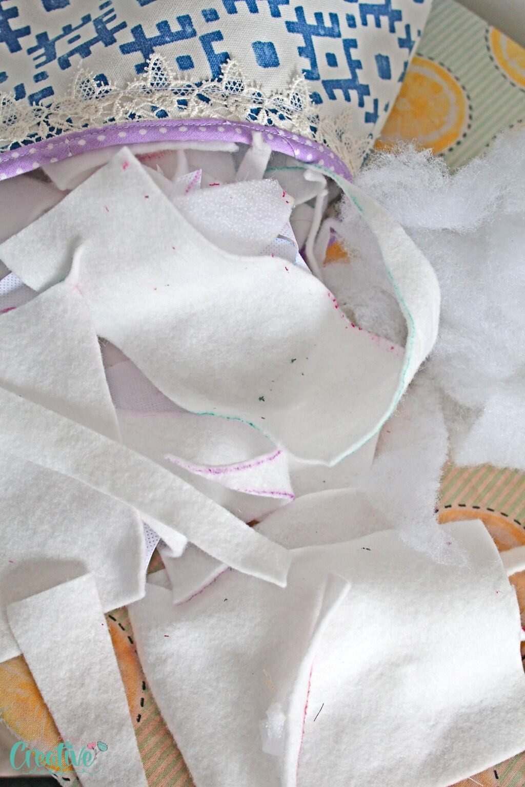 What to Do With Batting Scraps - Easy Peasy Creative Ideas