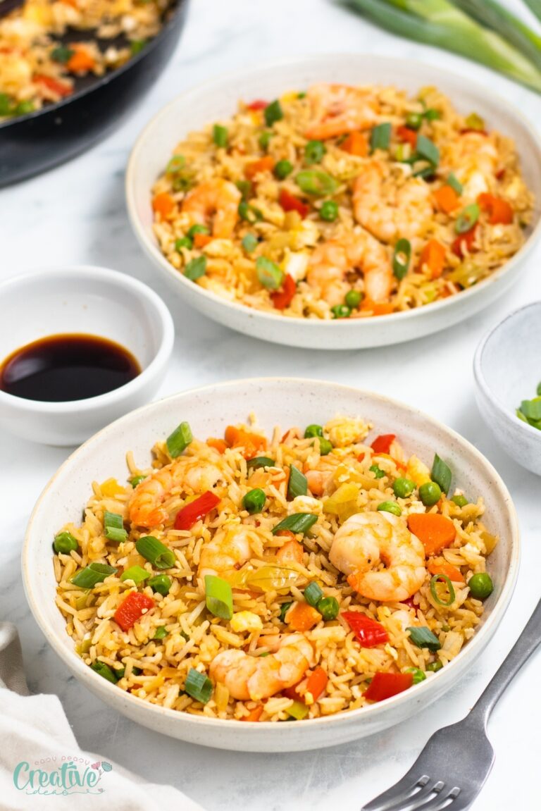 Easy Shrimp Fried Rice - Easy Peasy Creative Ideas