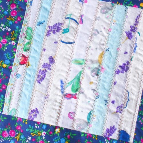 How to Make Fabric with Selvage and Hem Tape - Easy Peasy Creative Ideas