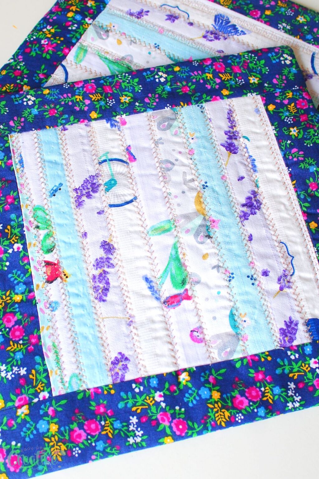 How to Make Fabric with Selvage and Hem Tape - Easy Peasy Creative Ideas