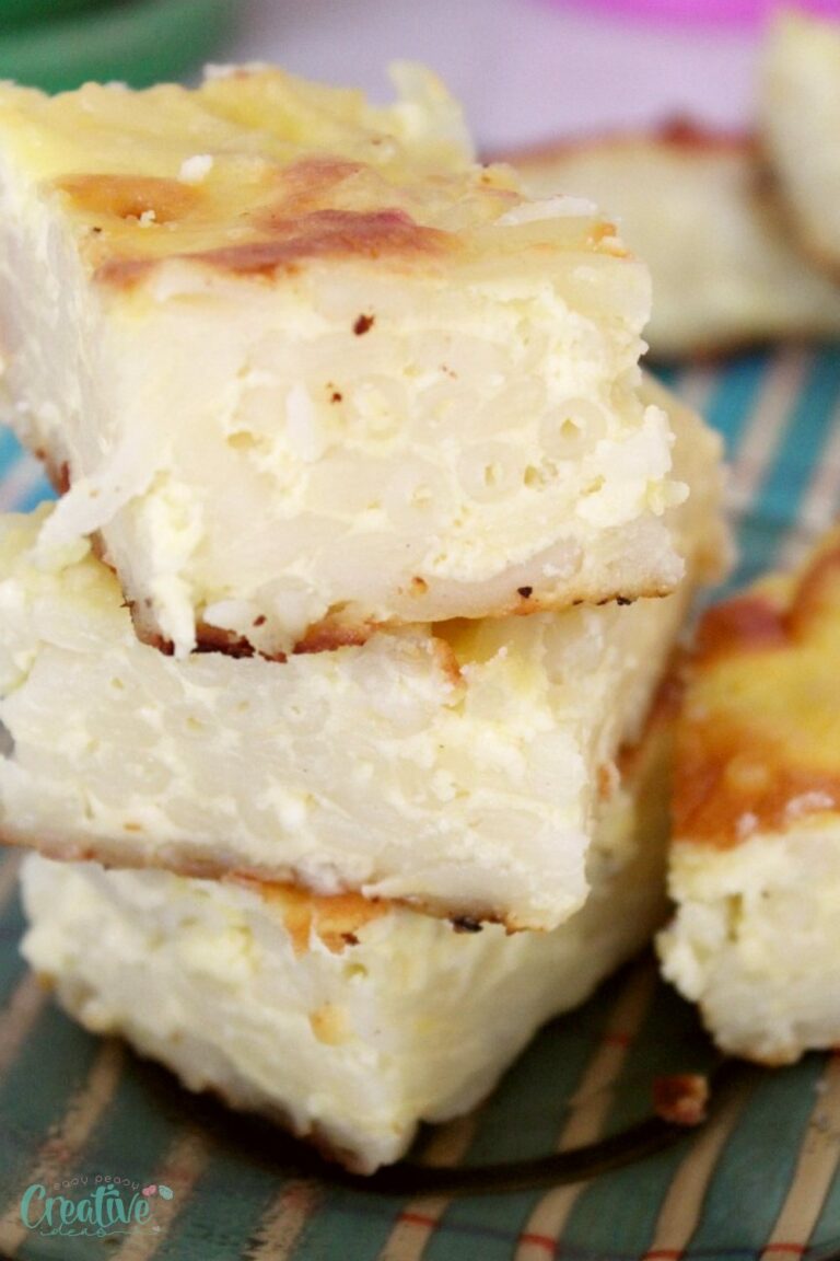Macaroni Pudding with Sheep's Milk Cheese - Easy Peasy Creative Ideas