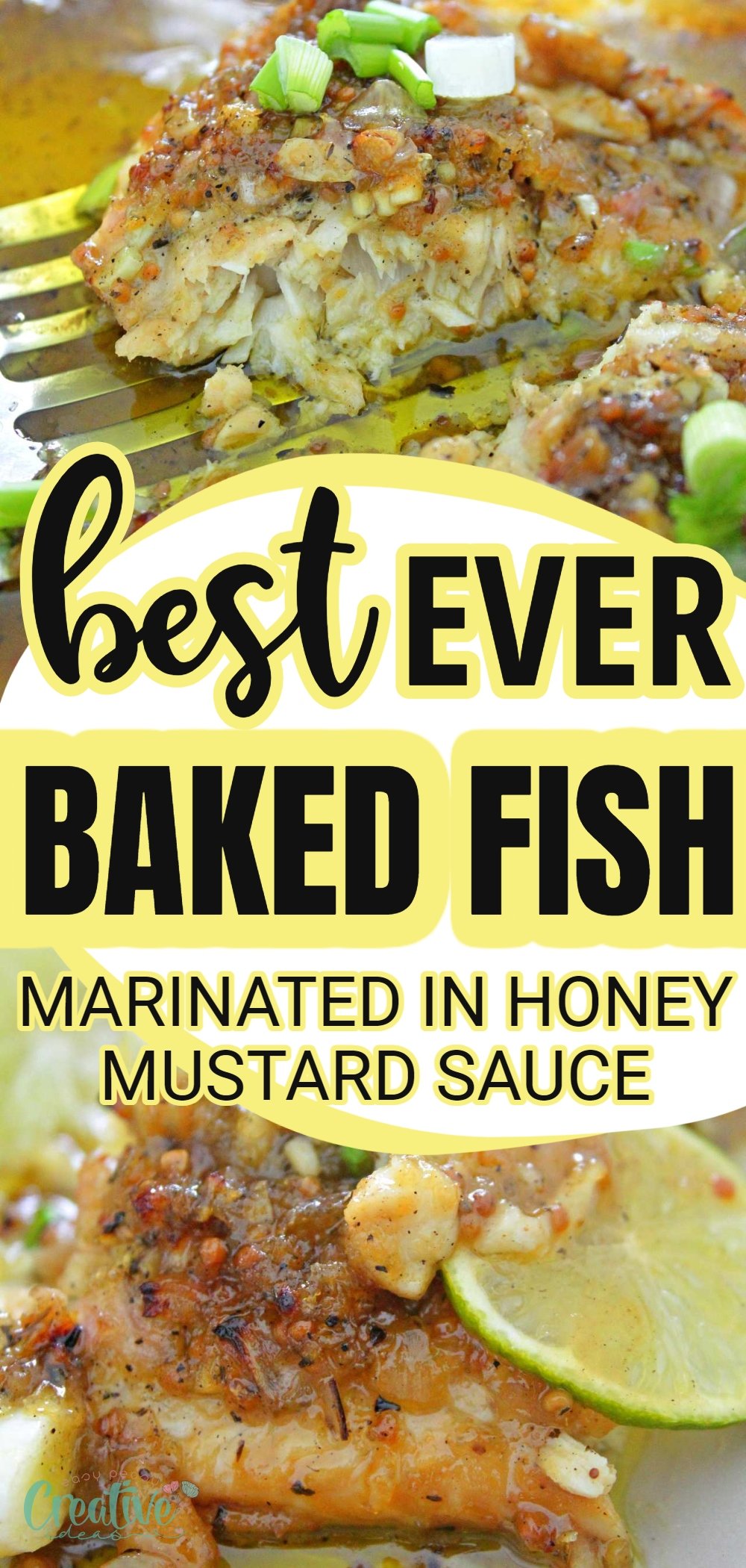 20 Minutes Bake Honey Mustard Fish - Easy Peasy Creative Ideas