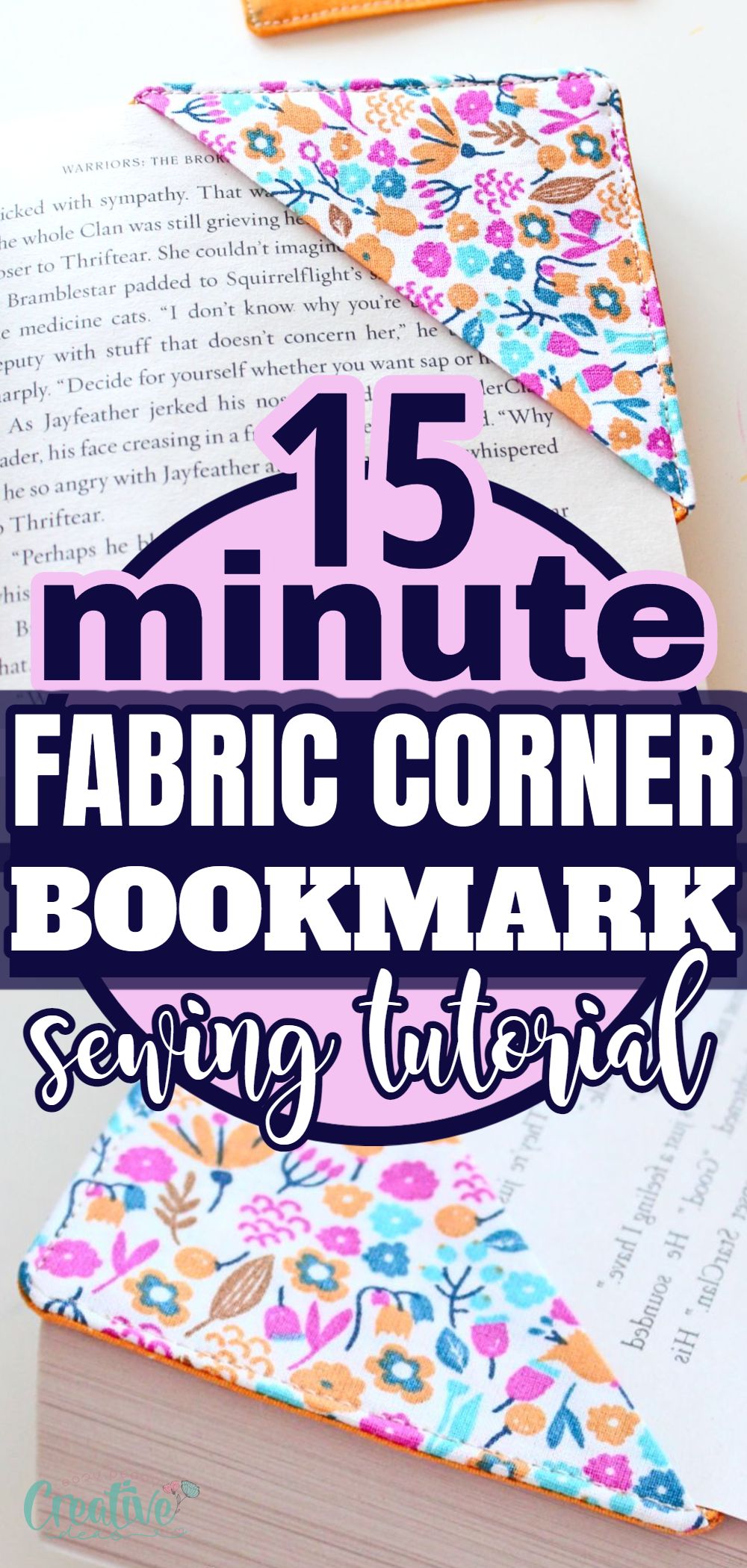 How to Make Corner Bookmarks with Scraps - Easy Peasy Creative Ideas