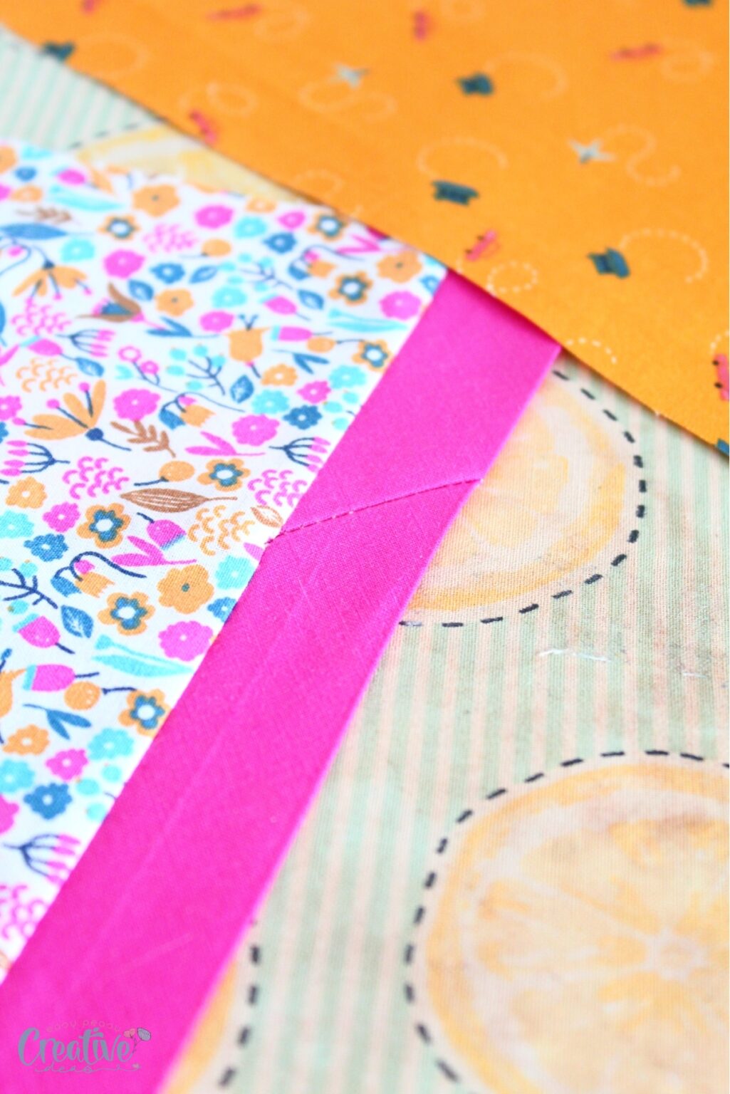 How To Join Binding Strips At The End Seamlessly Easy Peasy Creative
