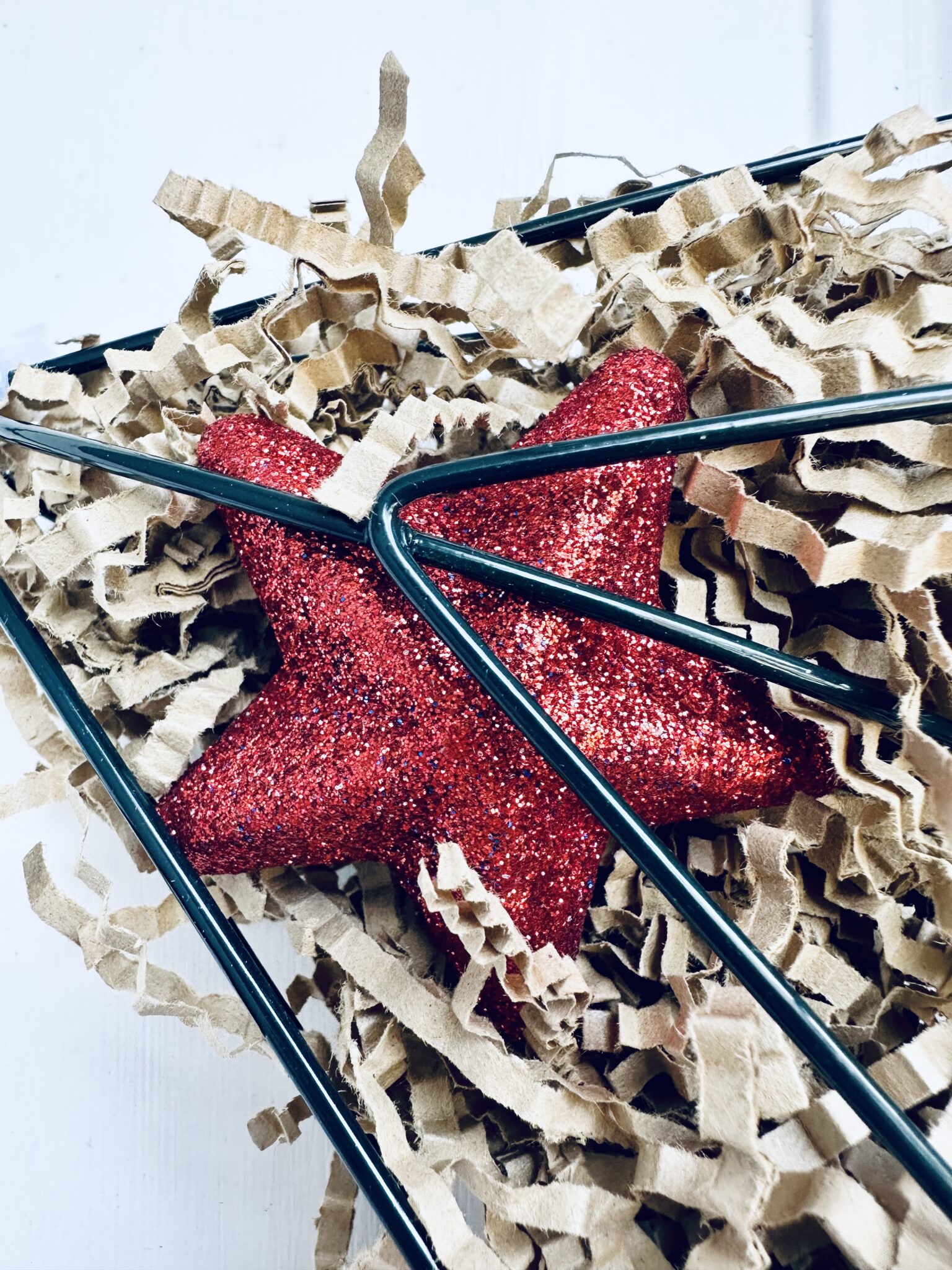 Star Shaped DIY Patriotic Wreath - Easy Peasy Creative Ideas