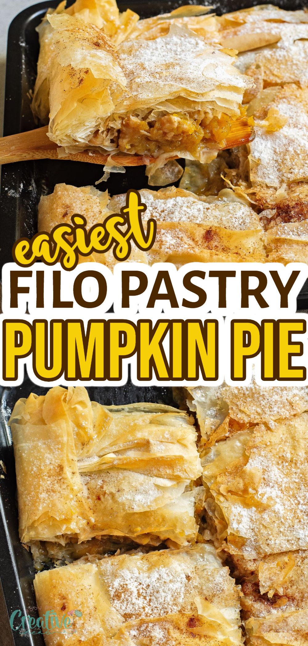 Easiest Ever Filo Pumpkin Pie - Easy Peasy Creative Ideas