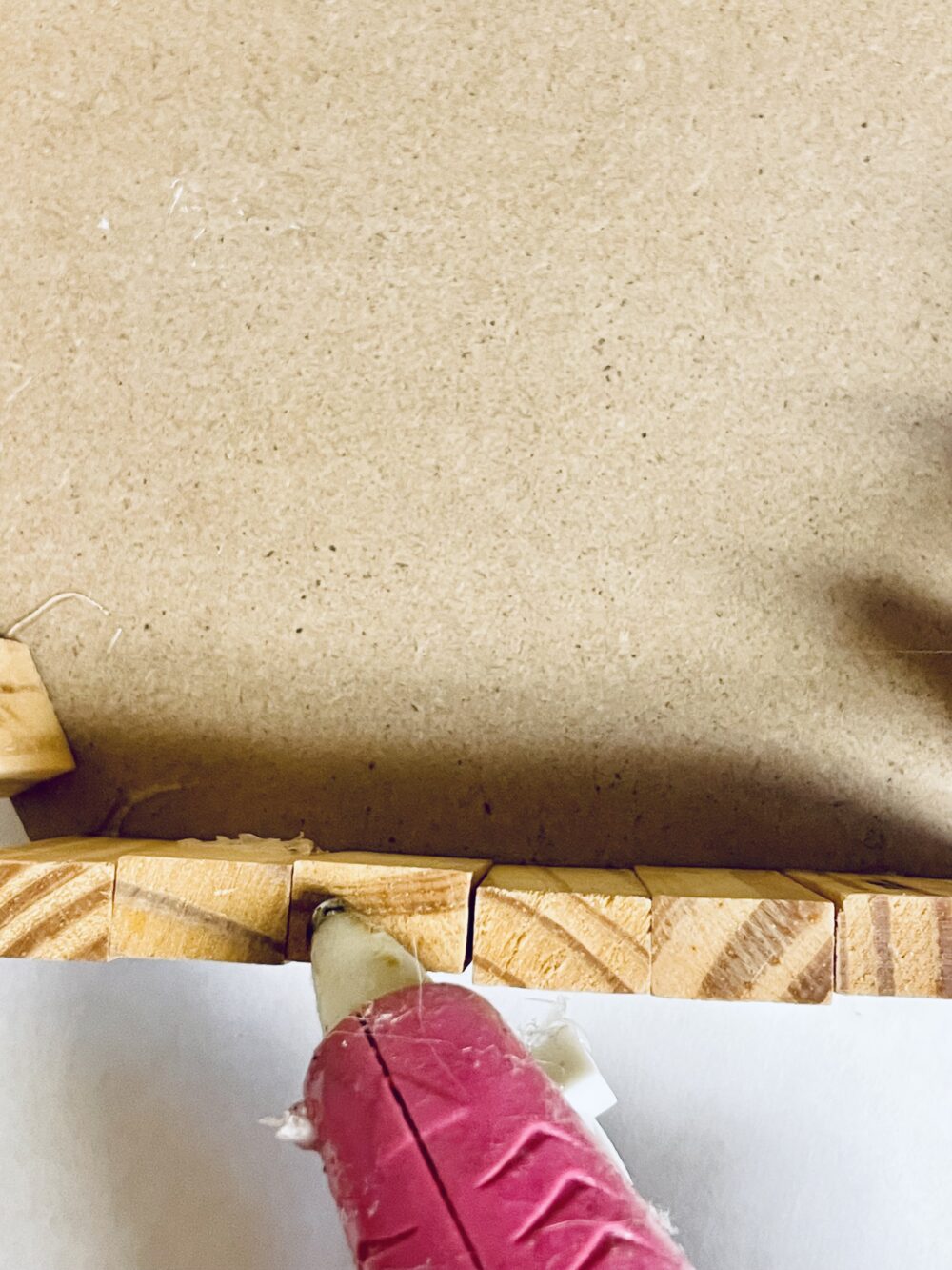 DIY Wooden Vase with Jenga Blocks - Easy Peasy Creative Ideas