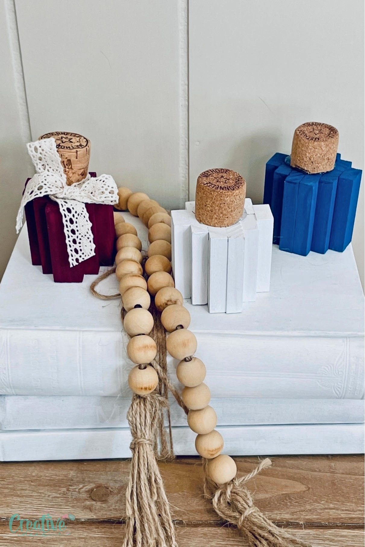 DIY Jenga Pumpkins Fall Home Décor - Easy Peasy Creative Ideas