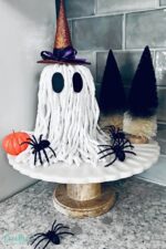 Spooky cute mop ghost craft - Easy Peasy Creative Ideas