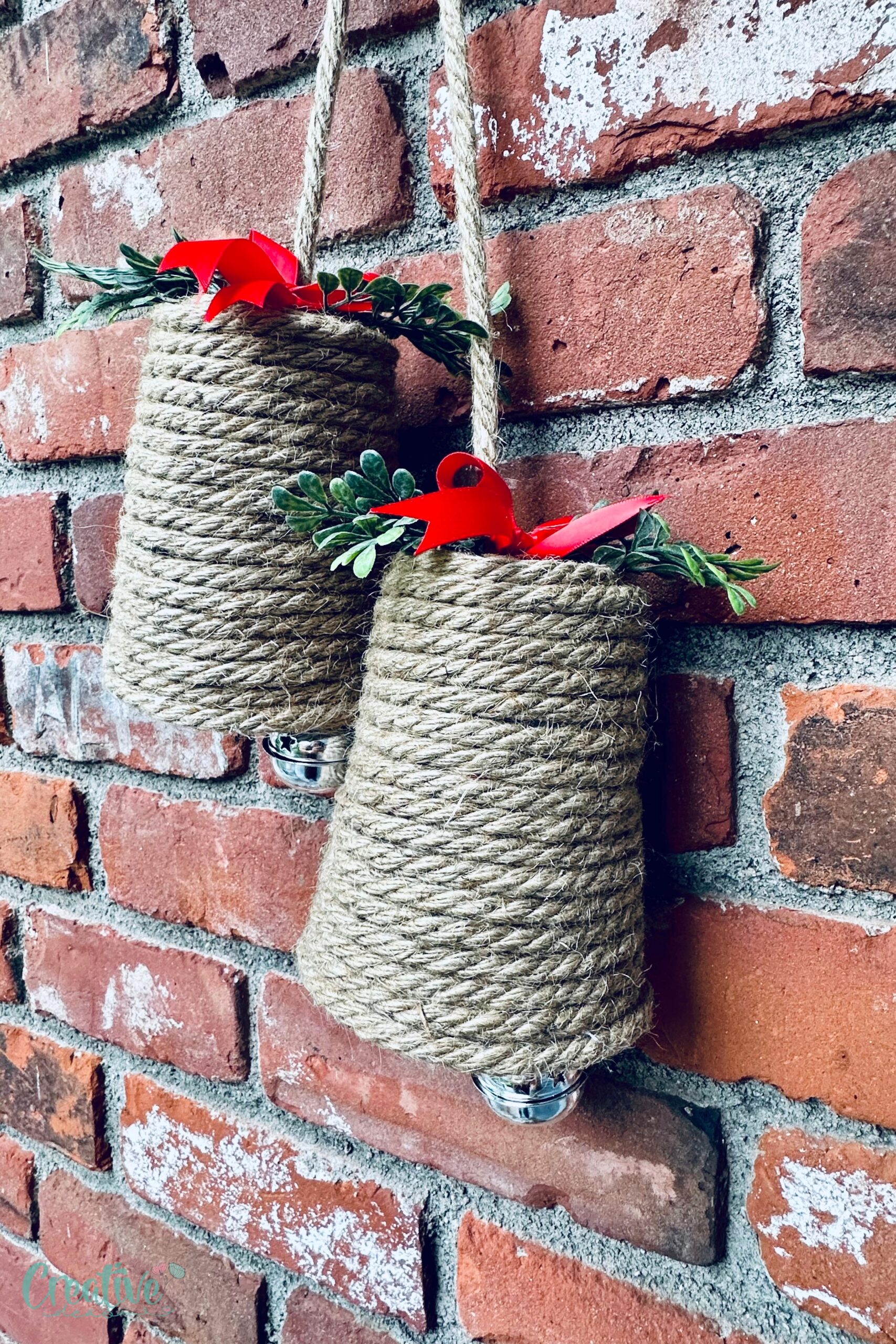 Handmade Christmas bells - Easy Peasy Creative Ideas