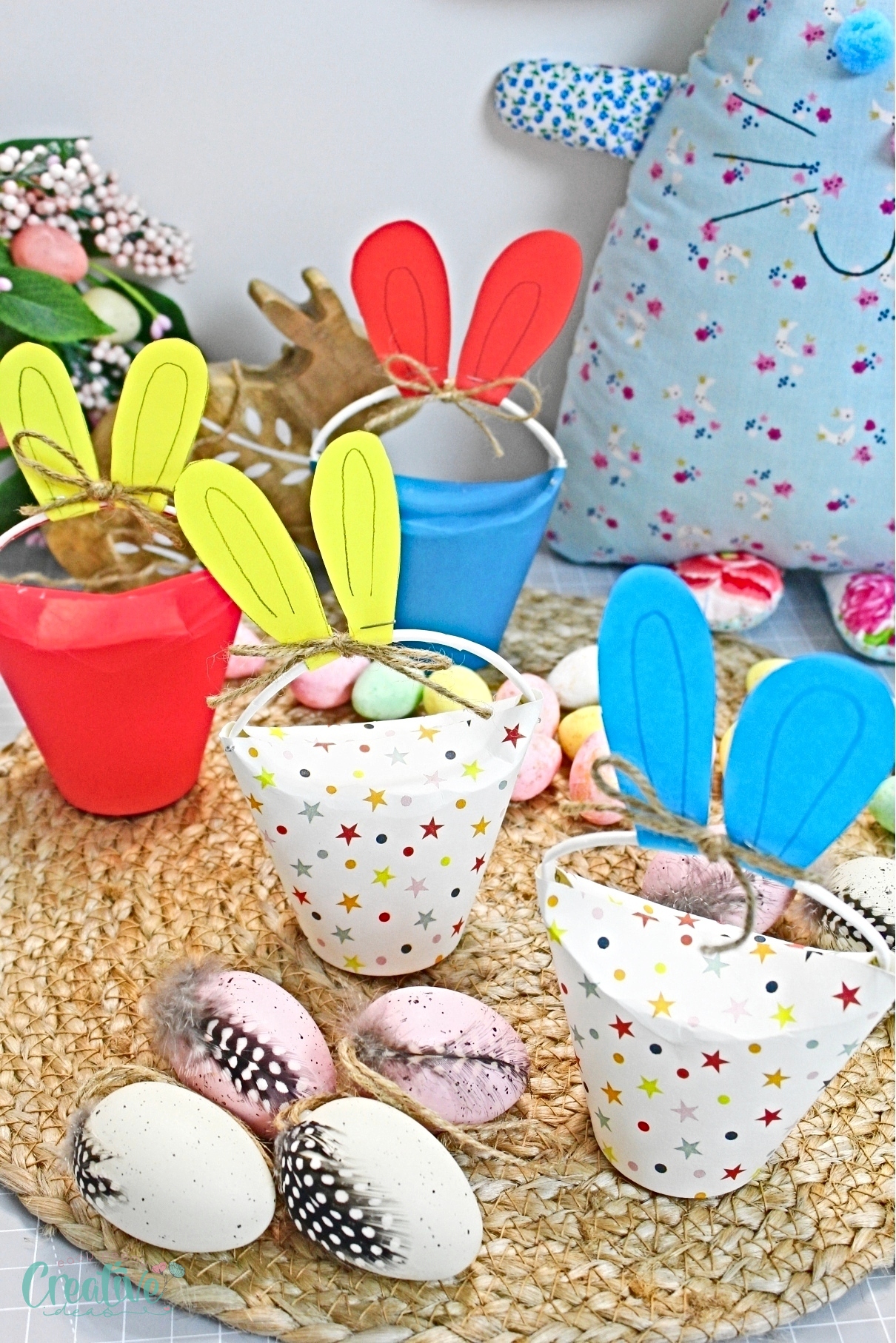 5 minutes Easter treat baskets - Easy Peasy Creative Ideas