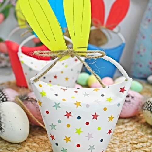 5 minutes Easter treat baskets - Easy Peasy Creative Ideas