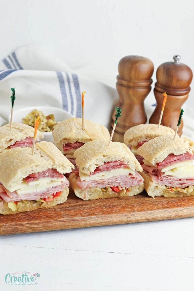 Italian muffuletta sandwich - Easy Peasy Creative Ideas