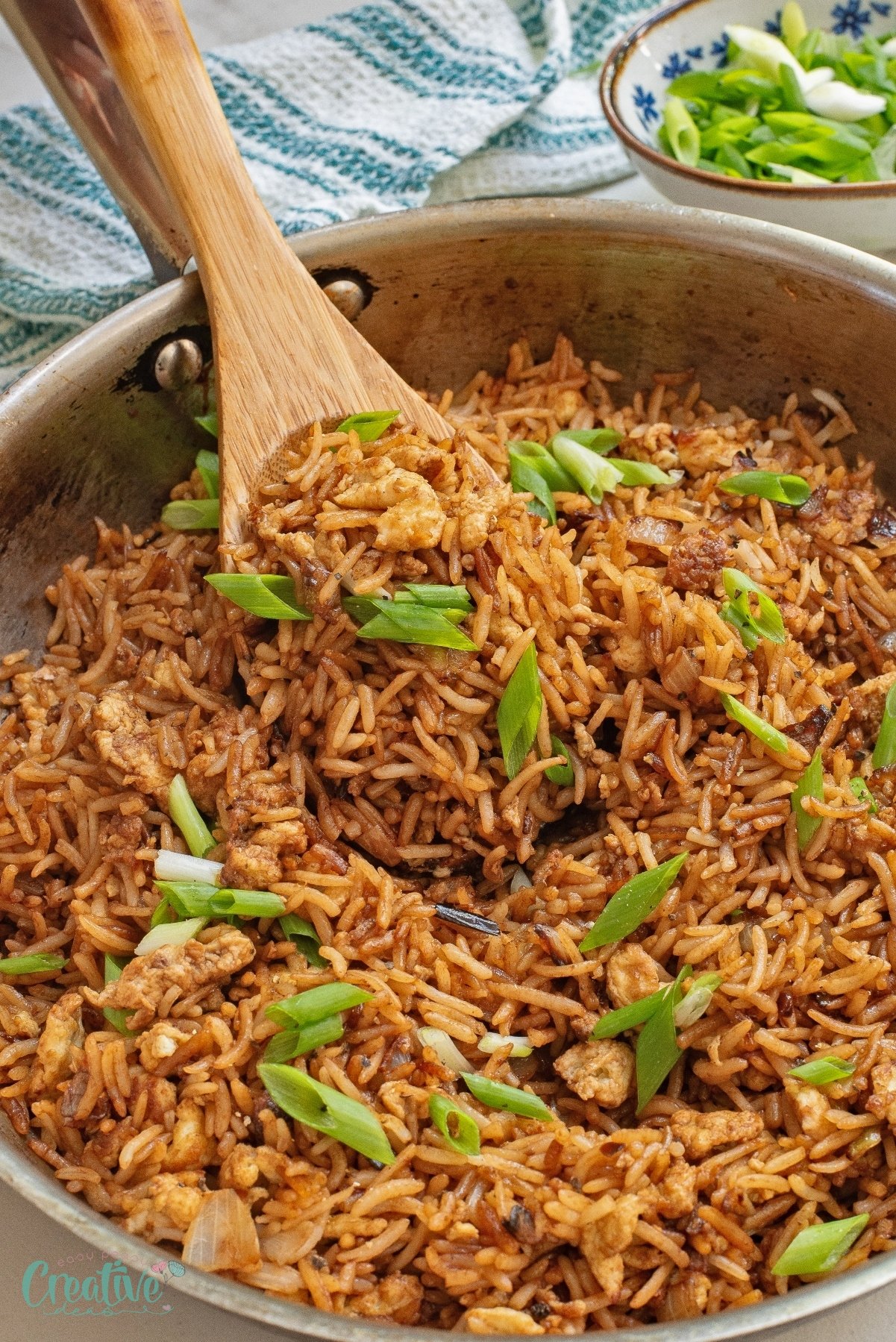 Soy Sauce Ginger Fried Rice - Easy Peasy Creative Ideas