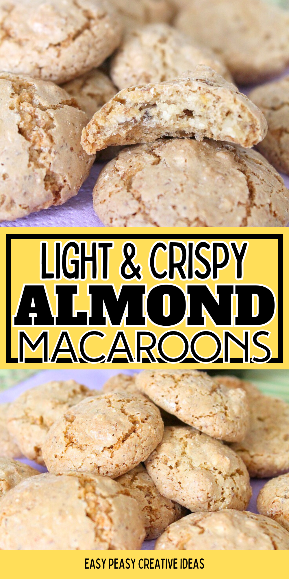 Decadent Almond Macaroons - Easy Peasy Creative Ideas
