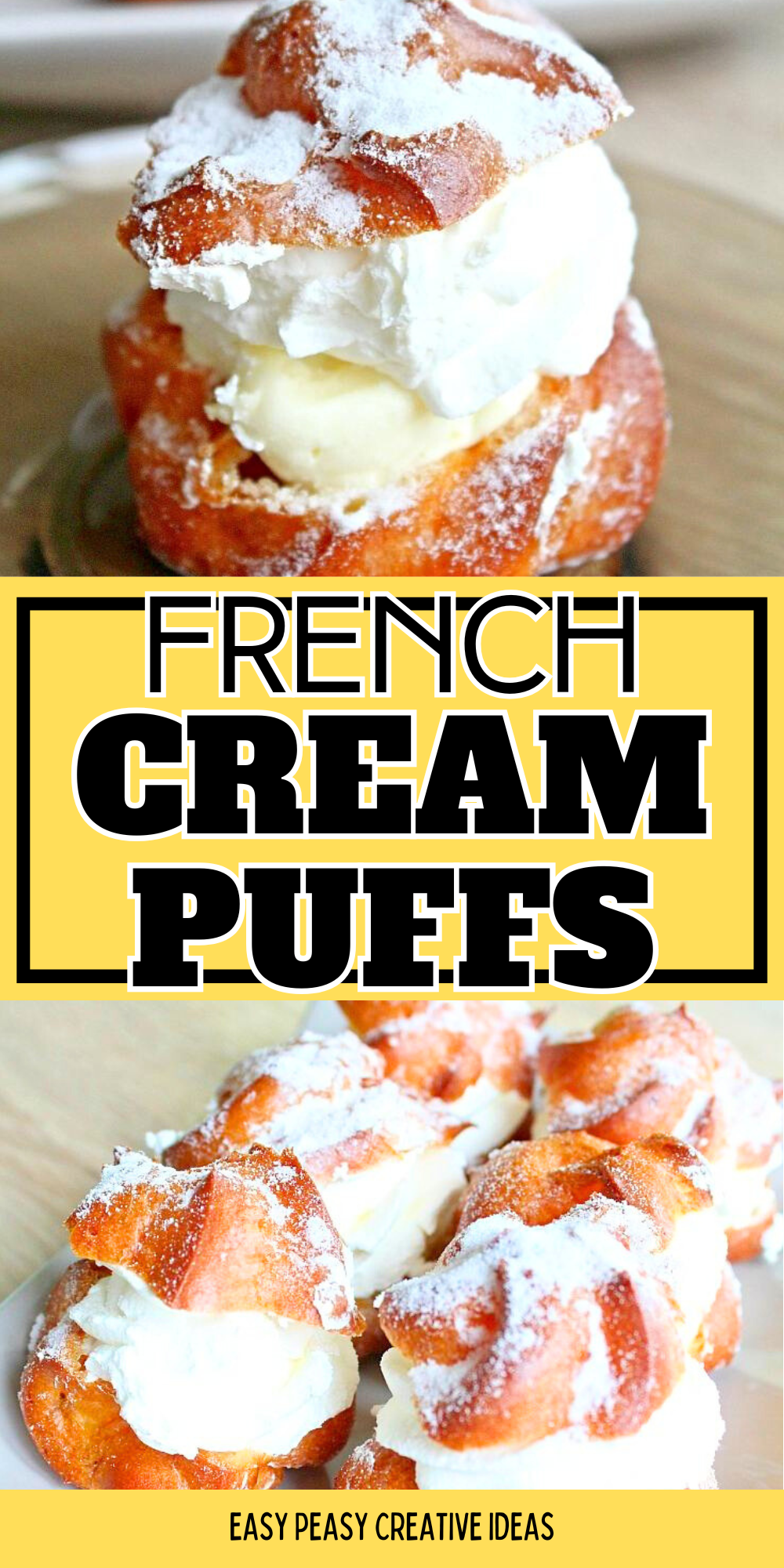 Decadent Fluffy French Cream Puffs - Easy Peasy Creative Ideas
